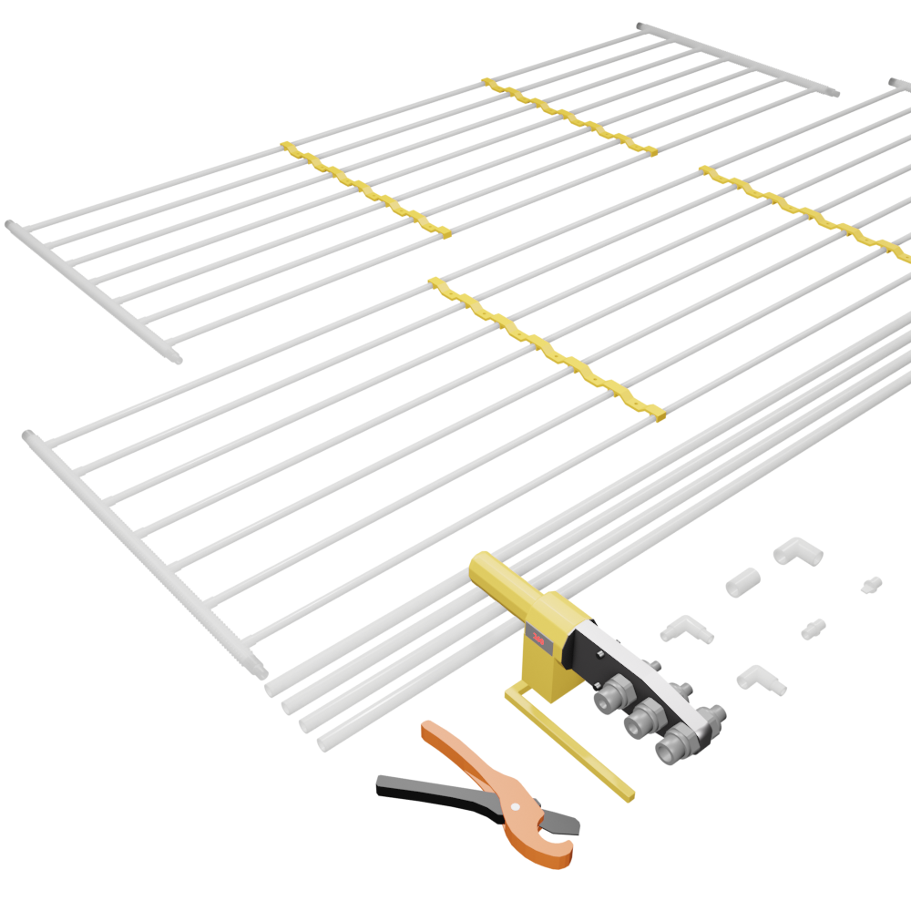 Wall heating set 50 m² - with tool - egger Wohlfühl-Klima